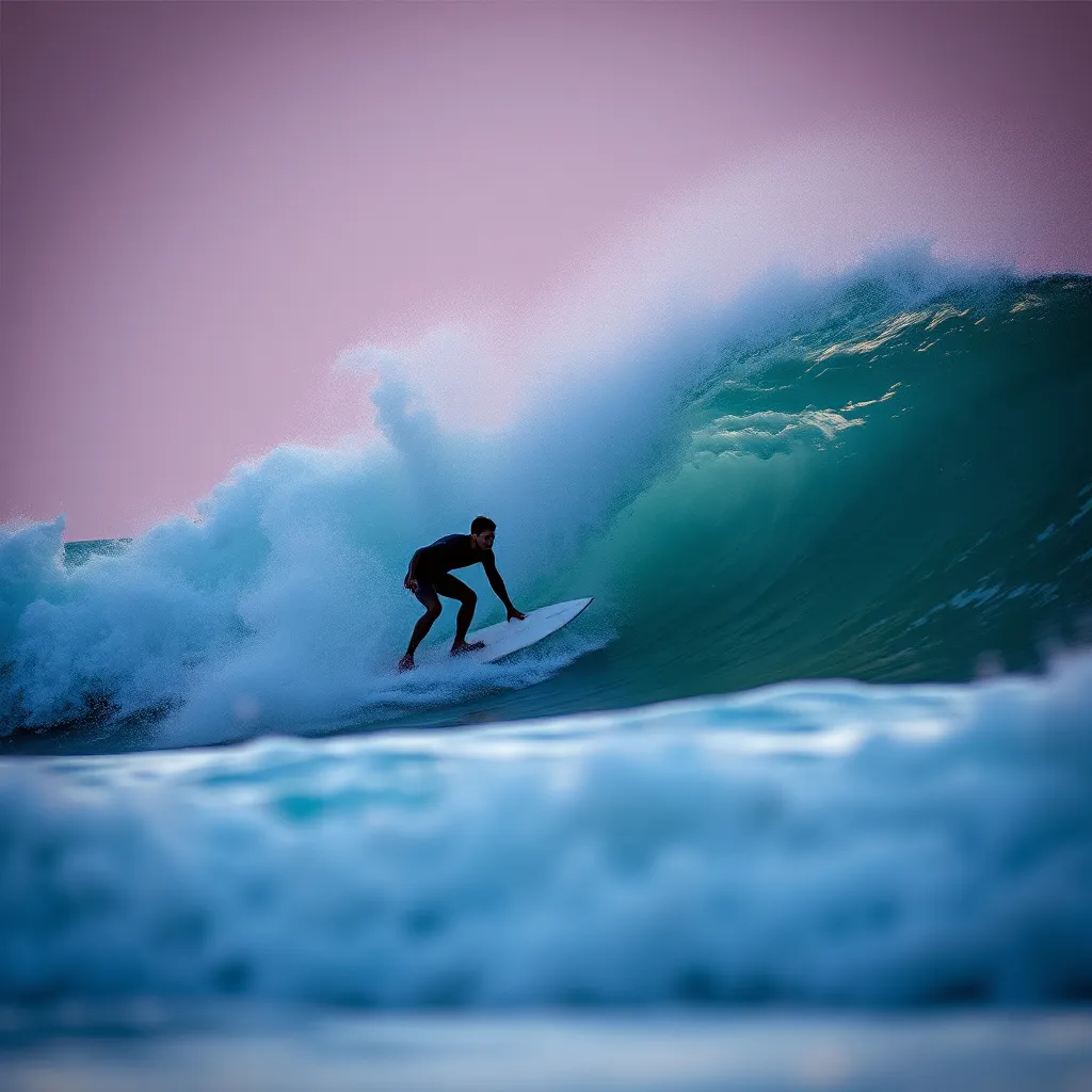 The Unique Experience of Sunset Surfing